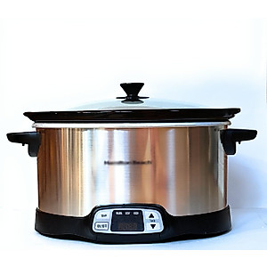 7 QT Slow Cooker Oval Glass Lid