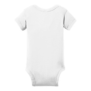 UGP Campus Apparel YC01 - Carnegie Mellon Tartans Basic Block Creeper - 18 Months - White