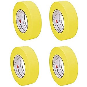3M 06654 Automotive Refinish YjVuw Masking Tape, 36 mm x 55 m (4 Pack)