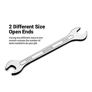 Capri Tools 8 mm x 9 mm Super-Thin Open End Wrench, Metric (11850-0809)