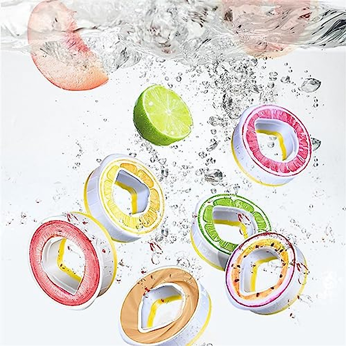 hixswnu 4PCS Water Bottle Flavor pods, air up Scent Fruit Flavour 0 Sugar Water Drink Bottle Accessory Flavor Pod for Water Bottles 14 Flavors,007