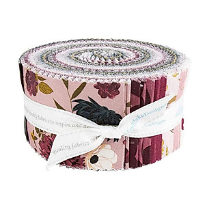 Sonnet Dusk 2.5 Inch Rolie Polie by Corri Sheff for Riley Blake Designs Includes 40 Pieces (RP-11290-40), Assorted