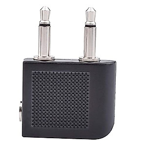 WH-1000XM4 Airplane Headphone Adapter 3.5mm Golden Plated Airline Earphone Adapter for in-Flight Entertainment System Compatible with Sony WH1000XM4 WH-1000XM3 WH-1000XM2 MDR-1000X EX750NA Headphones