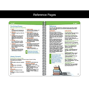 Dated High School Student Planner 2023-2024 Academic School Year, Small (5.5" by 8.5") Block Style Datebook with Classic High Block Cover