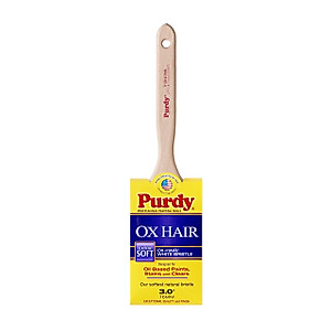 3” Purdy 144300030 Ox-O-Thin Flat Sash Paint Brush, Ox-Hair