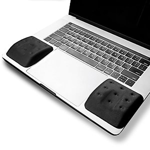 WavePads by PostureUp – Original Two Pack Adjustable Wrist Rests for Laptop and Keyboard Ergonomic Memory Foam Laptop Wrist Pads for Wrist Pain & Carpal Tunnel Relief, Memory Foam Wrist Support Pad