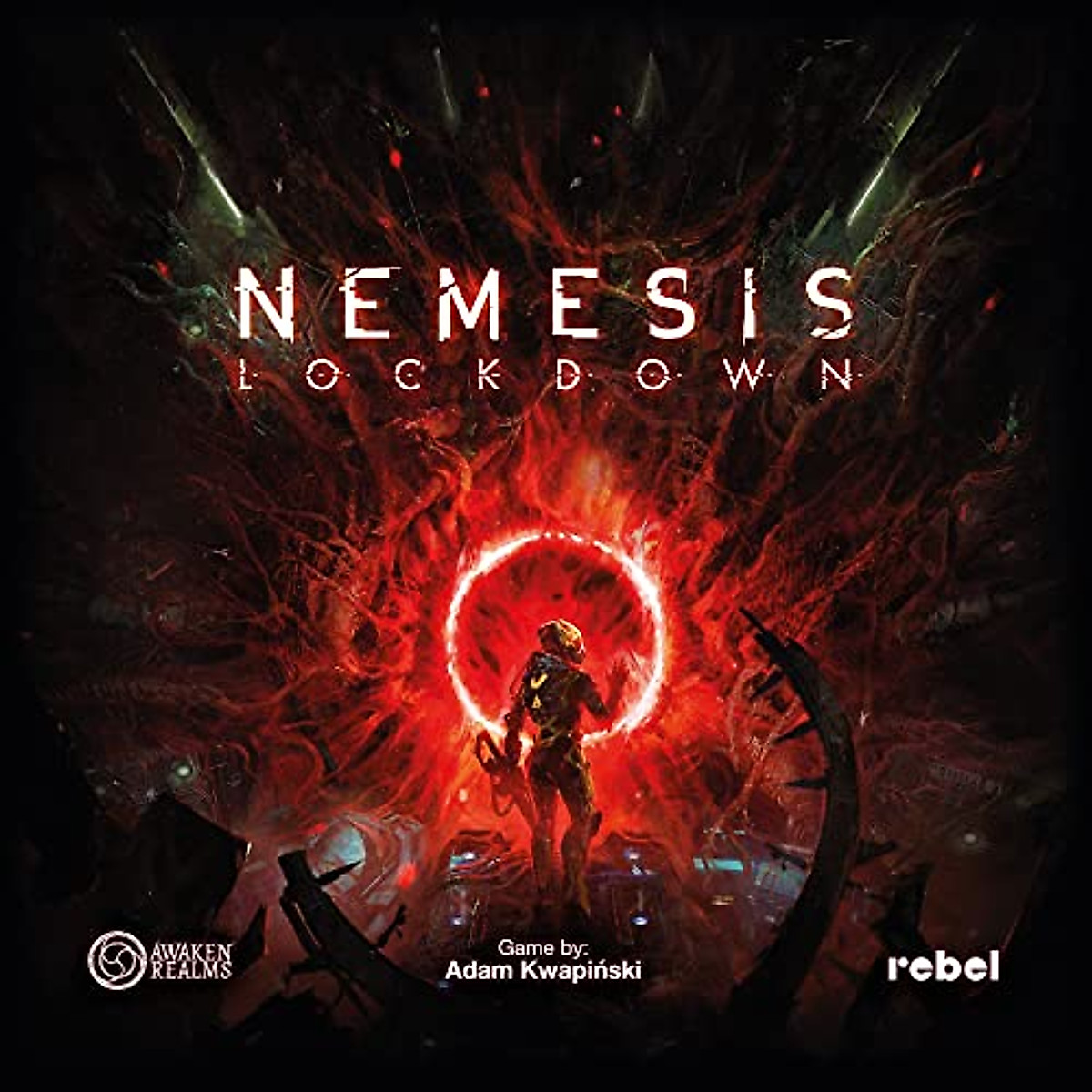 Nemesis Lockdown Board Game - Sci-Fi Horror Game, Tabletop Miniatures Strategy Game, Cooperative Adventure Game for Kids & Adults, Ages 14+, 1-5 Players, 90-180 Min Playtime, Made by Rebel Studio