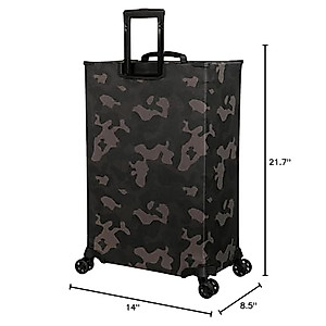 it luggage MaXpace 22" Softside UltraLight Carry-On Spinner, Dark Brown Camo