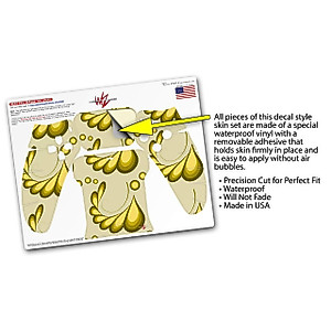 WraptorSkinz Skin Wrap compatible with Sony PS5 DualSense Controller Petals Yellow (CONTROLLER NOT INCLUDED)