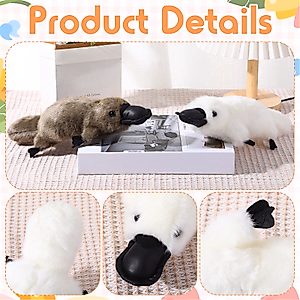 HyDren 2 Pcs Duckbill Stuffed Animal 12 Inch Duckbill Soft Plush Pillow Duckbill Toy Stuffed Duckbill for Kids