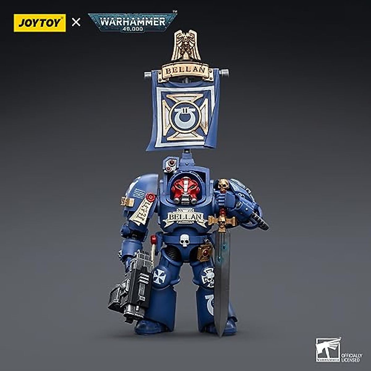 JoyToy Warhammer 40K 1/18 Action Figure Mecha Joy Toy Model Toys Ultramarines Terminators Sergeant Bellan