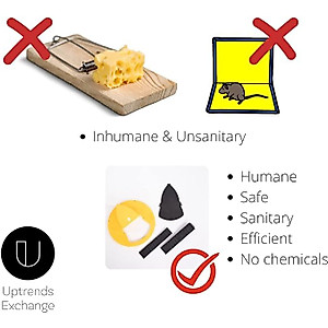 MGVDSES Mice Mouse Trap Bucket Flip Lid,Mouse Trap Bucket Indoor Outdoor,Humane Mouse Trap,Mouse Trap Bucket Lid Auto Reset | 5 Gallon Bucket Compatible | Mouse Trap Bucket Lid (2 Pack)