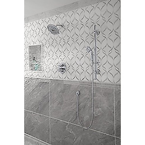 DELTA FAUCET T27897, Chrome Cassidy Traditional Monitor 17 Series Valve Trim with 3-Setting Integrated Diverter