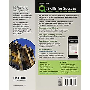 Q Skills for Success Reading and Writing, 3rd Level 3rd Edition Student book and IQ Online Access