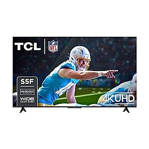 TCL 55-Inch Class S5 UHD 4K LED Smart TV with Fire TV (55S551F, 2024 Model), Dolby Vision, HDR PRO+, Dolby Atmos, Alexa Built-in with Voice Remote, Apple AirPlay 2 Compatibility, Streaming Television