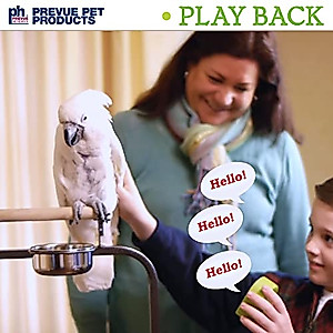 Prevue Hendryx 62900 Mimic Me Voice-Recording Unit for Birds Green Small