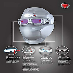 Servore Auto Shade Darkening Welding Goggle Arcshield 2 The world's first Auto-Darkening Protect Mask (Arcshield 1 Flash SV)