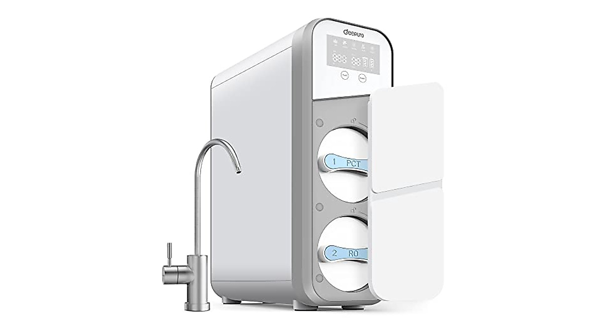Deepuro RO Water Filter System, Reverse Osmosis Under Sink Water ...