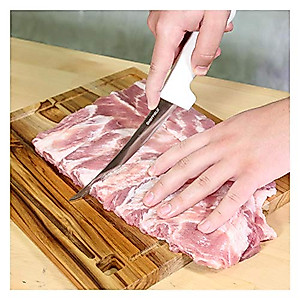 Sheffield 12780 6 Inch Boning Knife, Flexible Curved Blade Processing Knife, Prep Meat & Fish with Ease