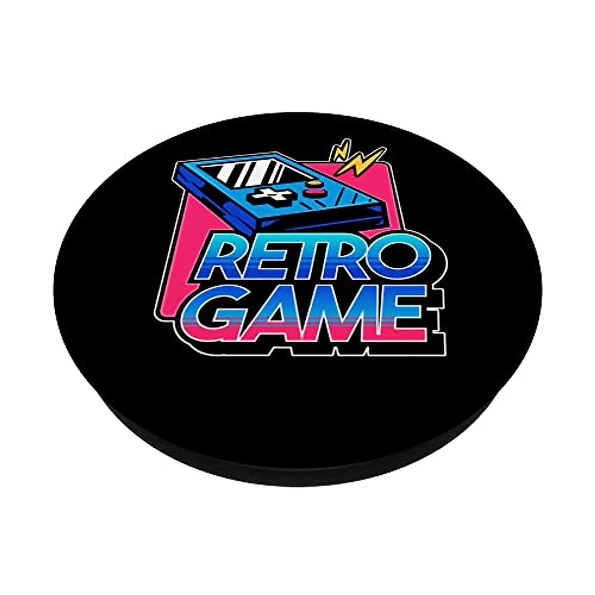 Let's Play Retro Games with Retro Controller Graphic Design PopSockets Swappable PopGrip
