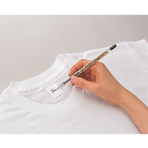 Pentel Gel Roller Pen/Fabric, Bold Point, 1.0mm, Smudge Free, Black (PENBN15A)