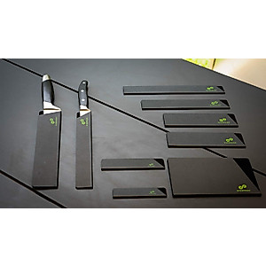 EVERPRIDE 9-Piece Knife Guard Set, Universal Blade Cover Sheaths for Chef and Kitchen Knives – Durable Knife Edge Guards Include Multiple Sizes to Protect Your Full Set of Knives - Knives Not Included