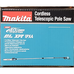 Makita UA004GZ 40V Max Li-ion XGT Brushless 300mm (12”) Telescopic Pole Saw – Batteries and Chargers Not Included