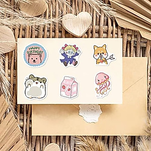 300 PCS Cute Stickers Vsco Stickers for Water Bottles Waterproof Cute Stickers for Kids Teens Girls Aesthetic Vinyl Stickers for Water Bottles Flask Phone Laptop Skateborad Stickers, Sticker Pack
