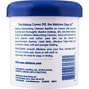 DSE Albolene Moisturizing Cleanser, Unscented, 12 Fluid Ounce