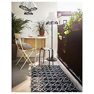 IKEA Marius Home, Study & Office Stool (45 cm, Black)