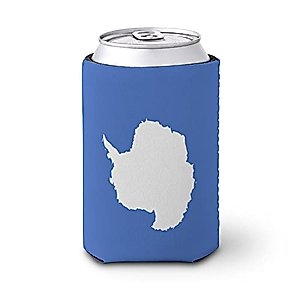 2 PCS Antarctica Flag Can Cooler Party Gift Beer Drink Coolers Coolies