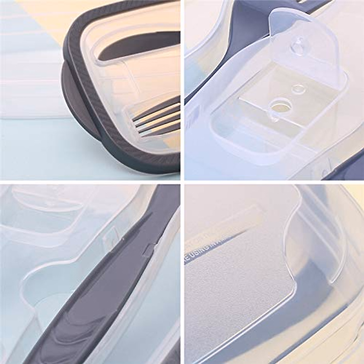 GAGALU Metal Lunch Box Plastic Bento Box Meal Storage Food Prep Lunch Box 2 Compartment Reusable Microwavable Containers Home Lunchbox