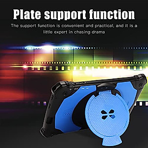 HEITIGN Toddler Tablet WiFi Tablet Kids Tablet 7in 2.4g 5g4gb Rom32gb Front 5mp Rear 8mp 1960x1080 Octa Cores 5000mah Tablet for Android10 Us Plug 100 to 240v Pink (Blue)