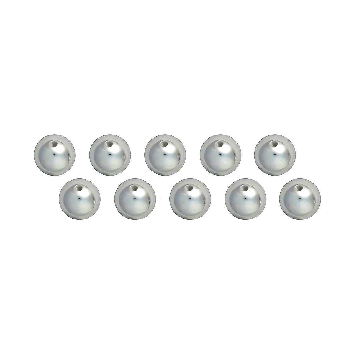 Forbidden Body Jewelry 10pcs Surgical Steel Captive Bead Ring Replacement Balls (4mm)