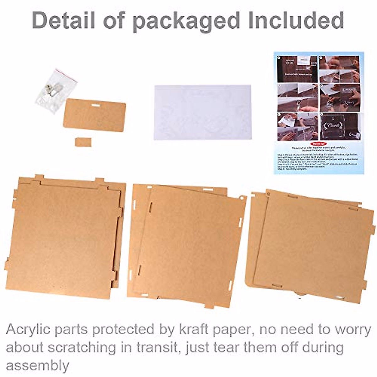 OurWarm Wedding Card Box for Wedding Reception, Clear Card Boxes with Lock, Gift Card Box Money Box Holder For Reception Anniversary Shower Rustic Wedding Decorations Birthday Graduation