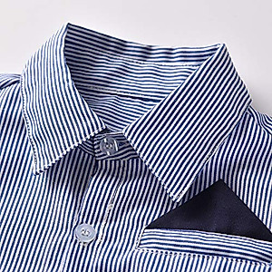 Baby Boys Long Sleeve Gentleman Outfits Suits Set,Shirt+ Pants+Suspenders,6-9M