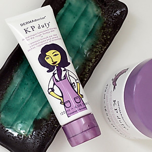 DERMAdoctor KP Moisturizing Lotion The Original Dermatologist Formulated Body Cream for Keratosis Pilaris, Treats Dry, Rough, and Bumpy Skin, Strawberry Legs Treatment, 10% AHAs + PHAs - 4 oz