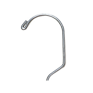 NAHANCO 500 Plastic Shirt/Dress Hanger with Swivel Chrome Hook, Heavy Weight, 17", Clear (Pack of 100)