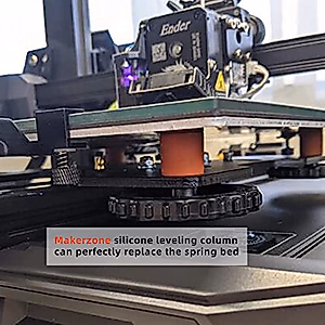 3D Printer Silicone Bed Mounts, Ender 3 Silicone Leveling Solid Bed Mount, 3D Printer Leveling Spring Replacement Part for CR-10/Ender-3 v2/ Pro/S1/Ender 5 Pro, 8PCS