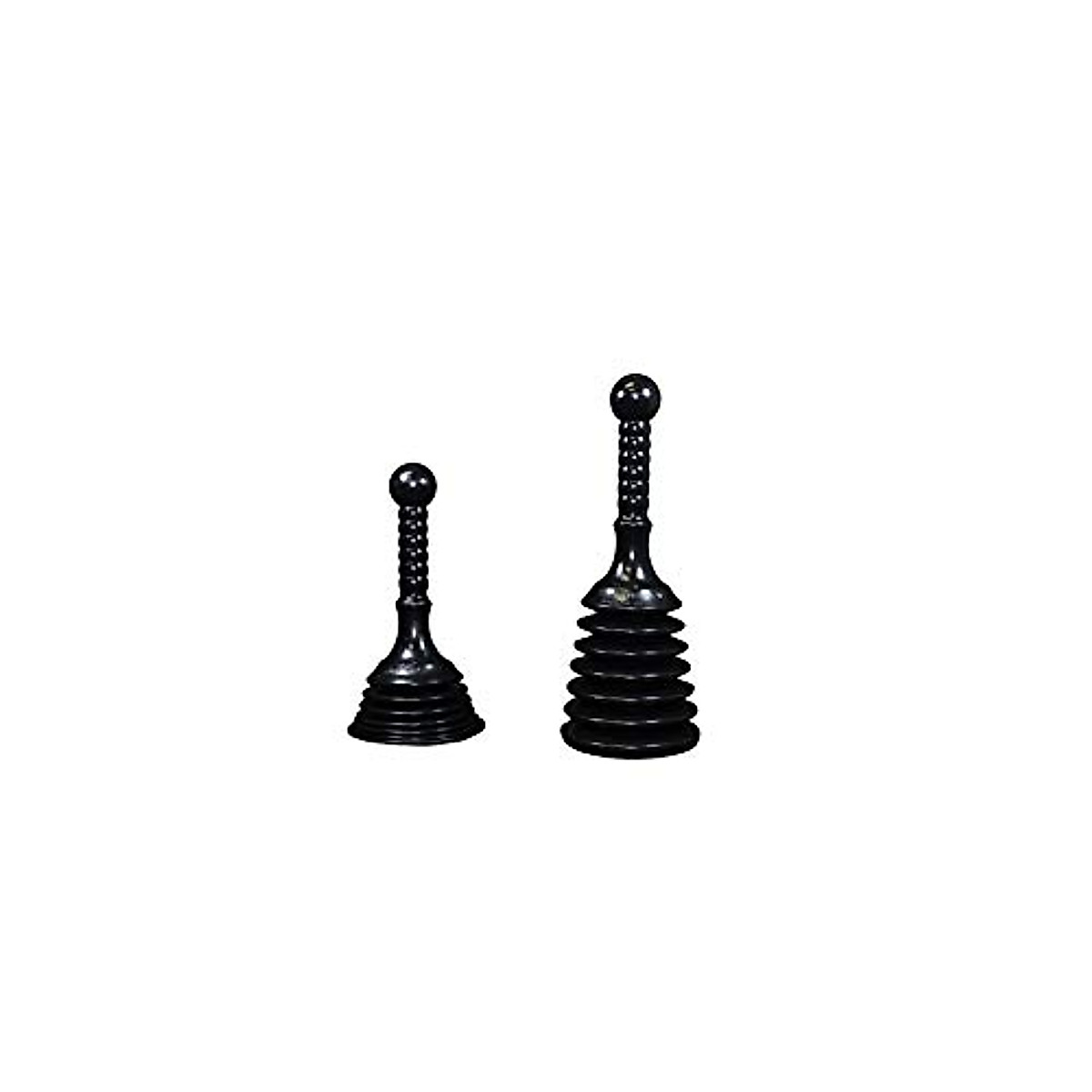 Master Plunger MPS4 Sink & Drain Plunger for Kitchen Sinks, Bathroom Sinks, Showers, and Bathtubs. Small and Strong Design with Large Bellows Commercial & Residential Use, Black