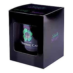 Naturally Wicked Spellbinding Luck Candle with Crystal, Wood Wick & Gift Box