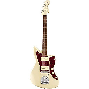 Fender Vintera 60s Jazzmaster Electric Guitar, with 2-Year Warranty, Olympic White, Pau Ferro Fingerboard