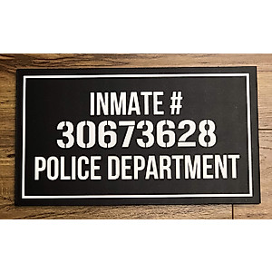 KING PROPS Mugshot Photo Booth Prop Sign - Perfect for Bachelorette, Bridal Shower, Wedding, Birthday Party, and More! Unique 14x8-inch Waterproof Photo Booth Accessory for Memorable Celebrations