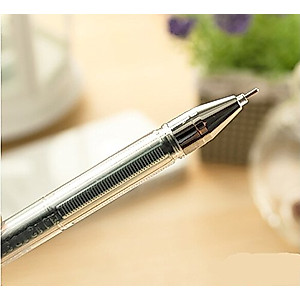 12pcs Ultra Fine Tip Rollerball Pen Set 0.38mm Non Bleed Fine Point Gel Ink Pen for Exam,Bible Journaling,Notetaking,Sketching, Smooth and Anti Skip,Blue Ink