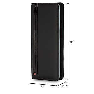 Wenger Luggage Diplomat Executive Card File 208, Black, One Size