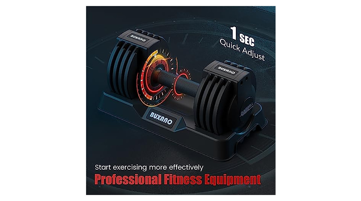 Adjustable Dumbbells 25LB - Compact & Versatile Weights