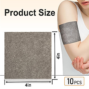 Carbou Silver Calcium Alginate Wound Dressing with Ag, 4'' x 4'' Patches,5 Individual Sterile Pads, Soft and Highly Absorbent Dressing Gauze, Non-Stick Padding