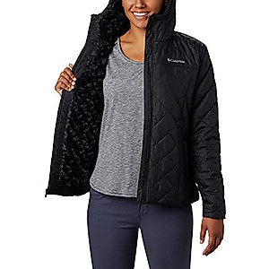 Columbia Women's Copper Crest Hooded Jacket, Black, X-Large