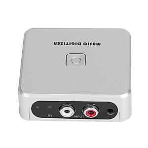 Multifunctional Audio Capture Box MP3 Digitizer Portable Music Digitizer with Remote Control Support SD Card U Disk