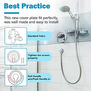 Chateau Collection Escutcheon Replacement for Moen 16090, Fit One-Handle Tub and Shower Faucets